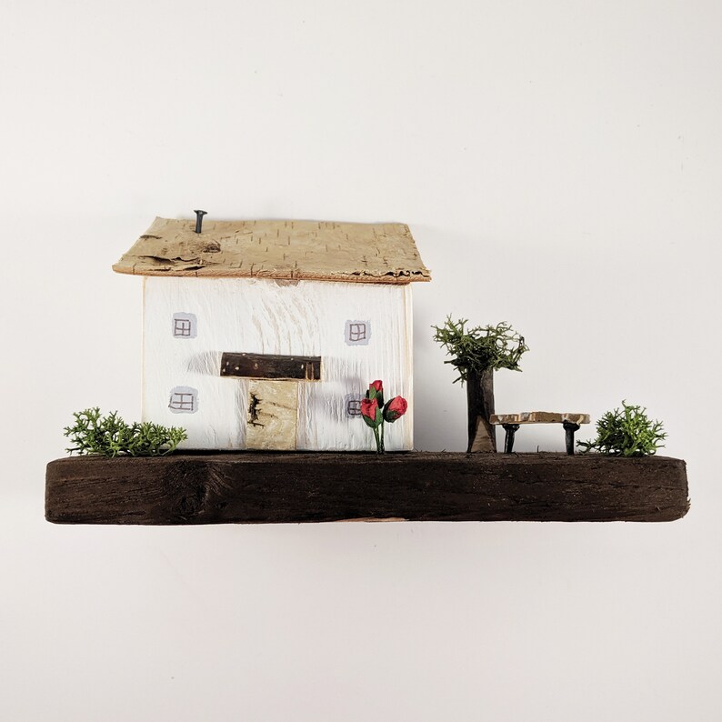Miniature Cottage Diorama Wooden Cottages Country Cottage | Etsy