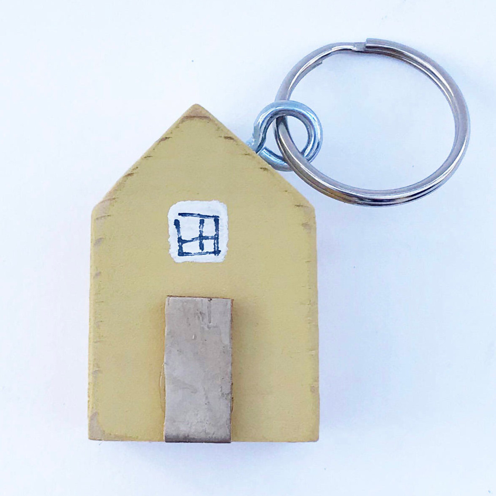 House Keyring Wood Key Fob Key Chains for Women Key Ring New Home - Etsy UK