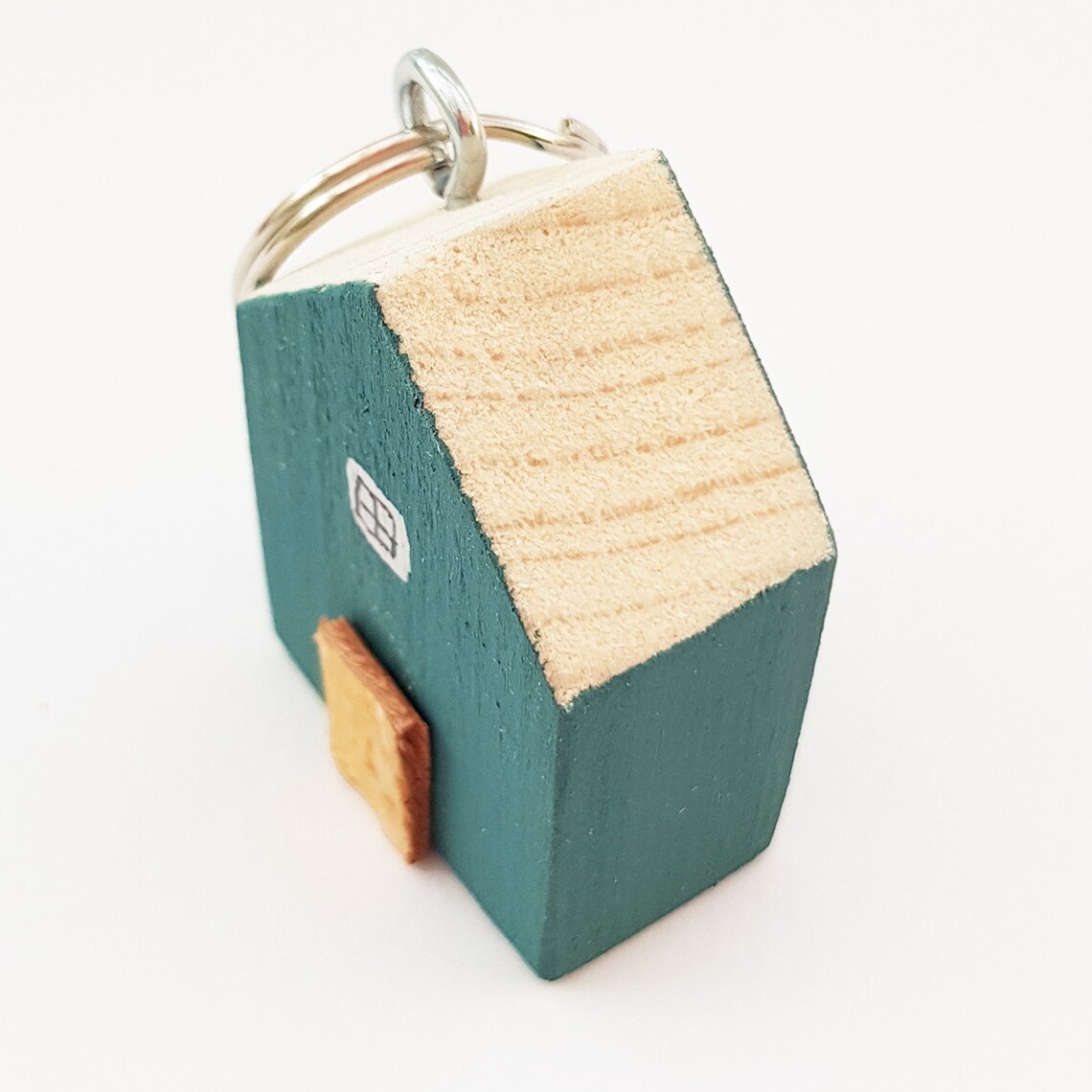 Little Wooden House Keyring Gift for New Home - Etsy UK