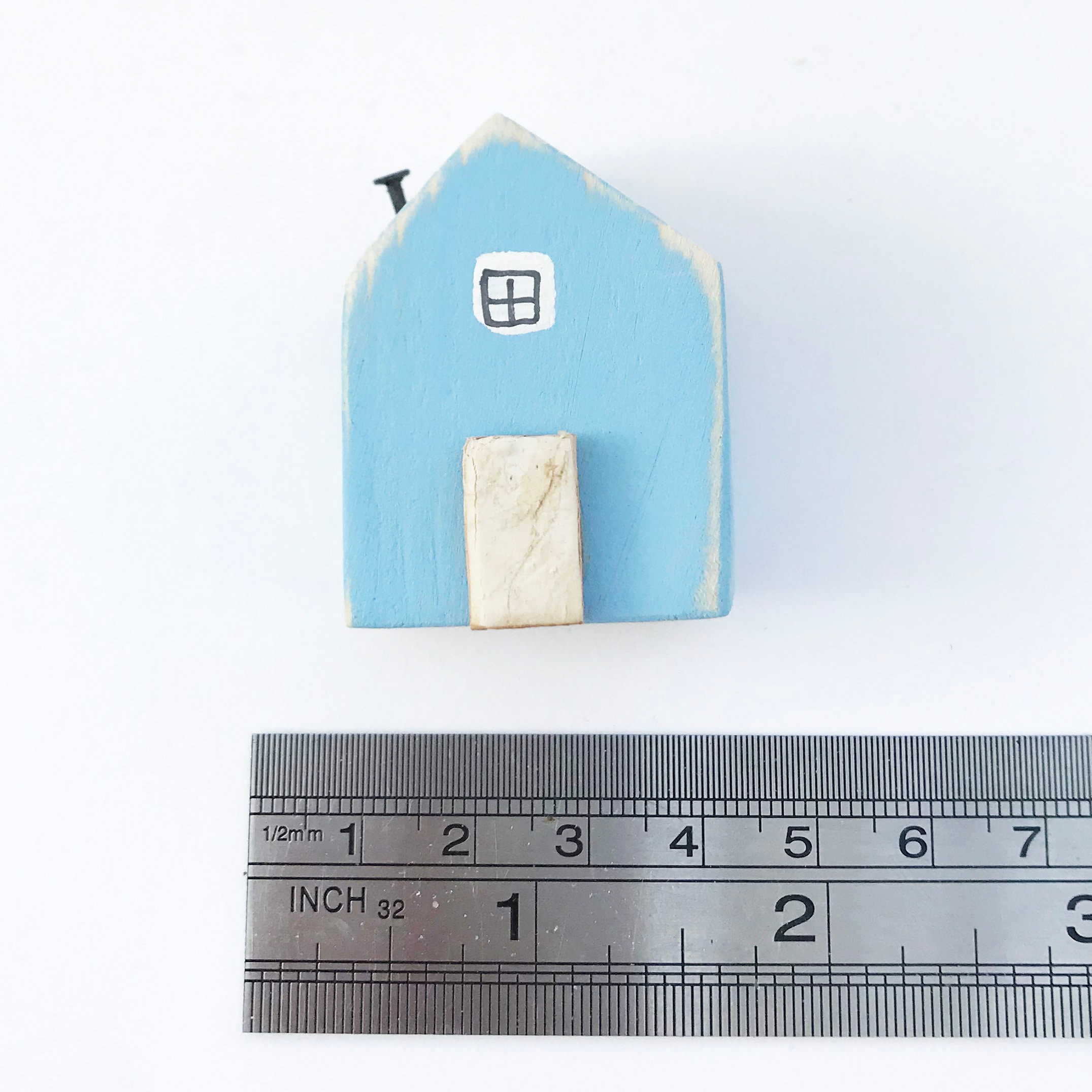 Wooden Magnets Tiny Wood House for Magnetic Board or Fridge - Etsy UK