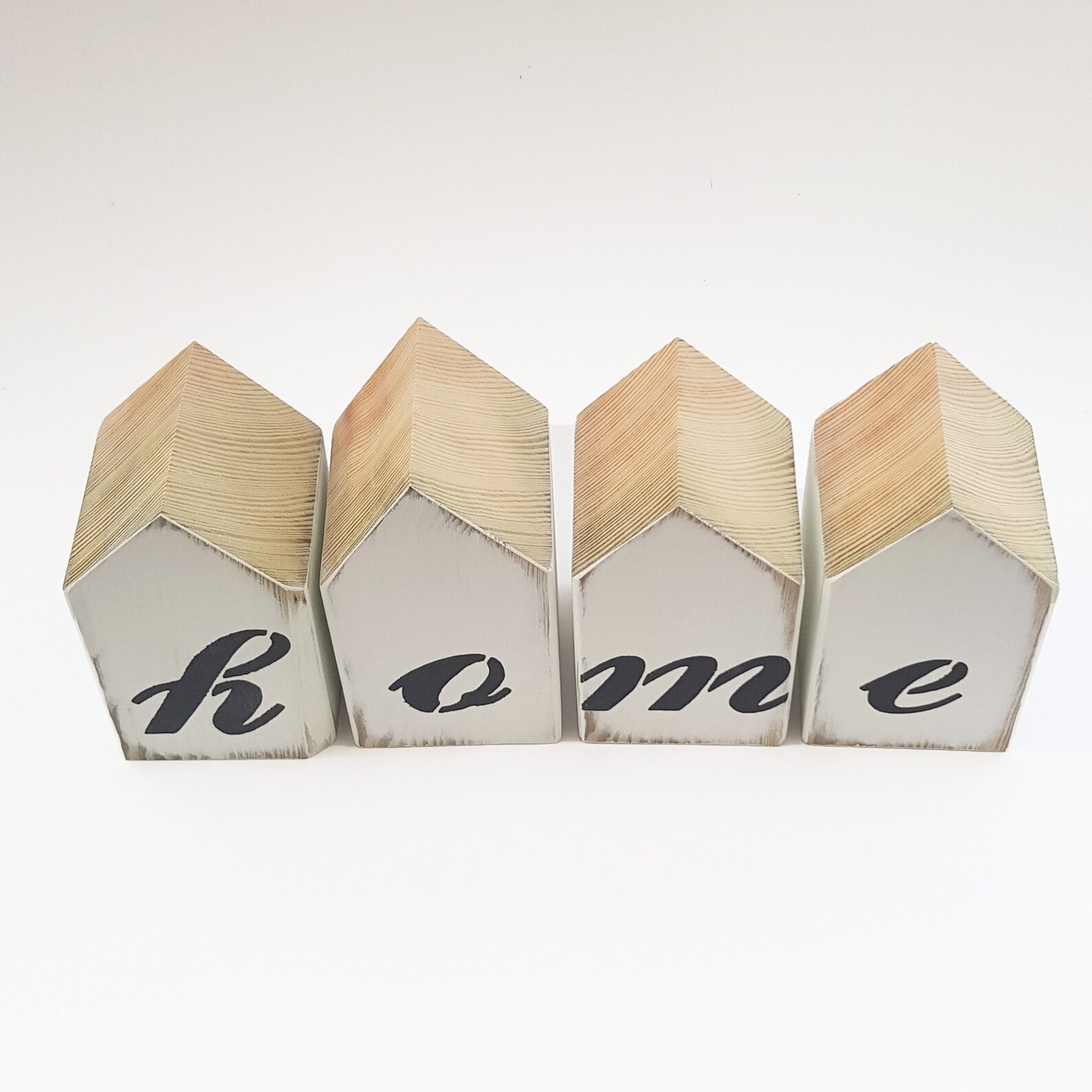 Home Block Sign Wooden Home Decor - Etsy