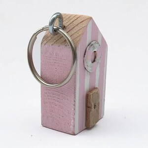 Wooden Key Ring Beach Hut Key Rings for Her - Etsy