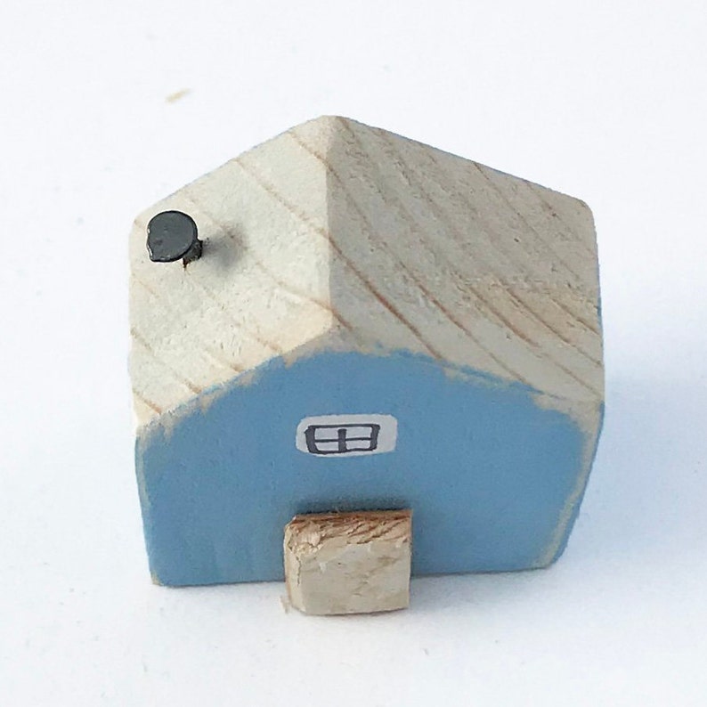 Wooden Magnets Tiny Wood House for Magnetic Board or Fridge - Etsy UK