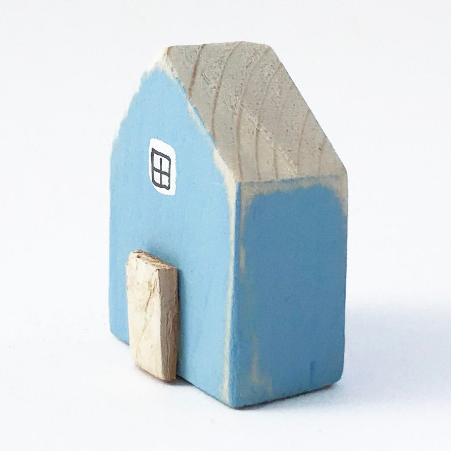 Wooden Magnets Tiny Wood House for Magnetic Board or Fridge - Etsy UK