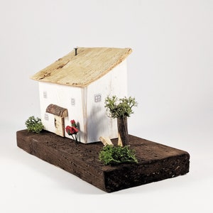Miniature Cottage Diorama Wooden Cottages Country Cottage Decor - Etsy