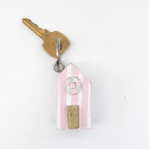 Wooden Key Ring Beach Hut Key Rings for Her - Etsy