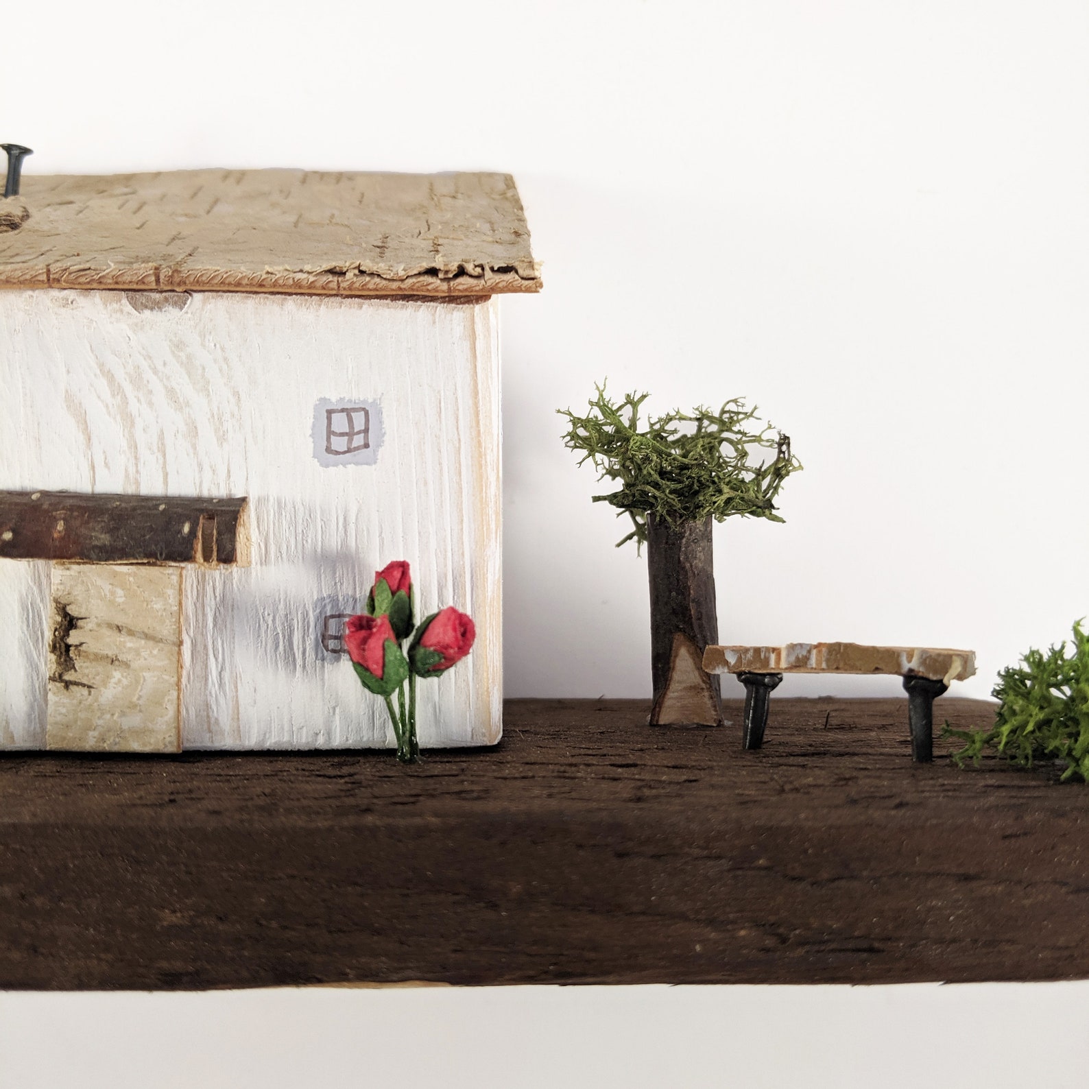 Miniature Cottage Diorama Wooden Cottages Country Cottage | Etsy