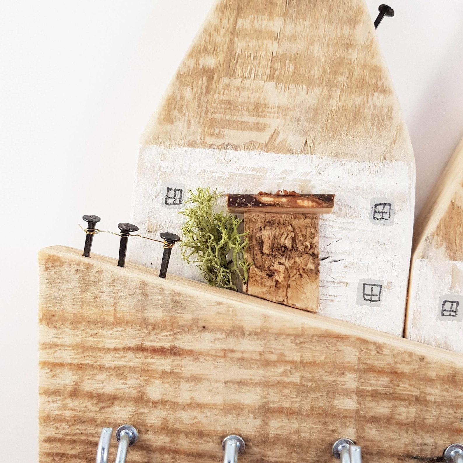 Rustic Wood Key Holder Wall Mountable Decorative Wooden Key - Etsy