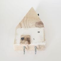 Key Rack Cottage Personalised Key Holder Add a door number | Etsy