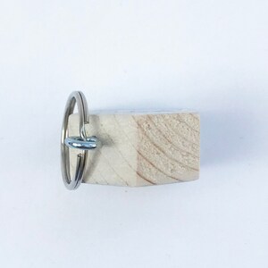 House Keychain Key Rings Grey Key Chains for House Keys - Etsy