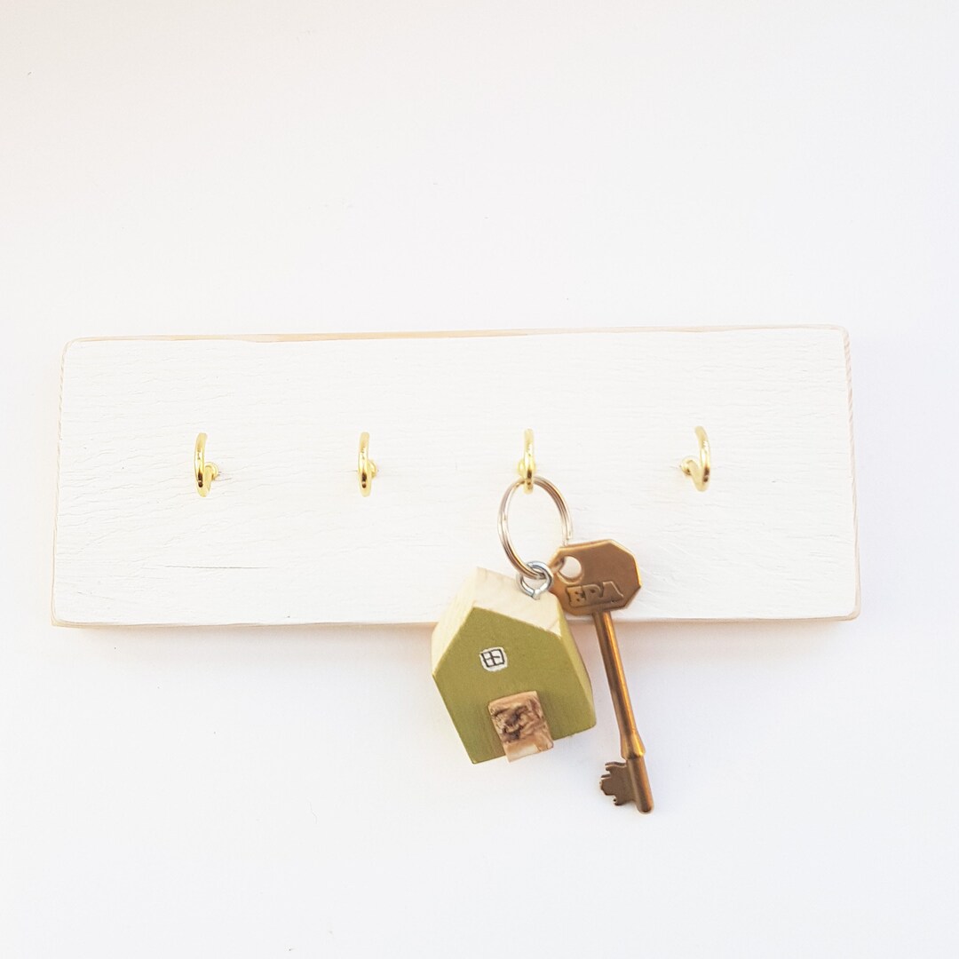 Wooden Key Holder for Wall Rustic Wood Decor - Etsy