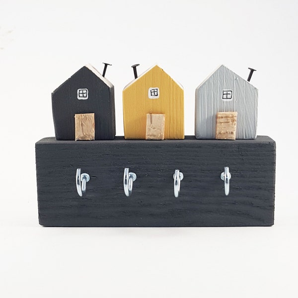 Wooden Key Holder - Etsy
