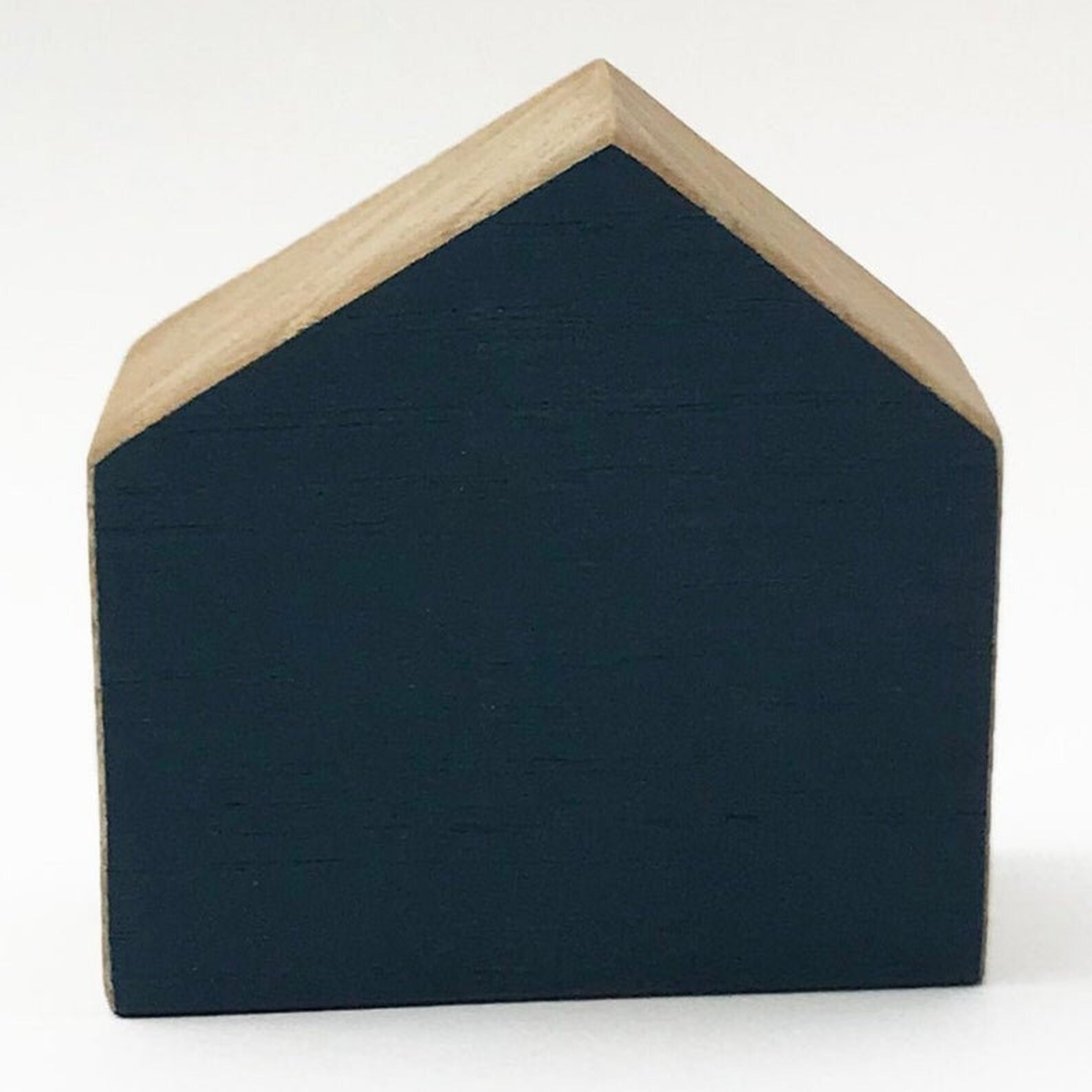 Wooden House Shapes Wooden Decor Wood Houses Painted in a - Etsy UK