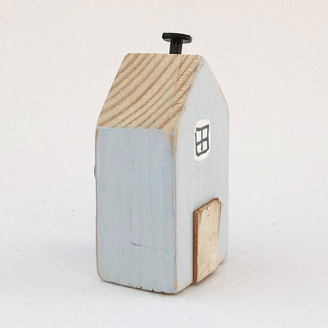 Wooden Fridge Magnet Small Wooden Houses Kitchen Magnets | Etsy