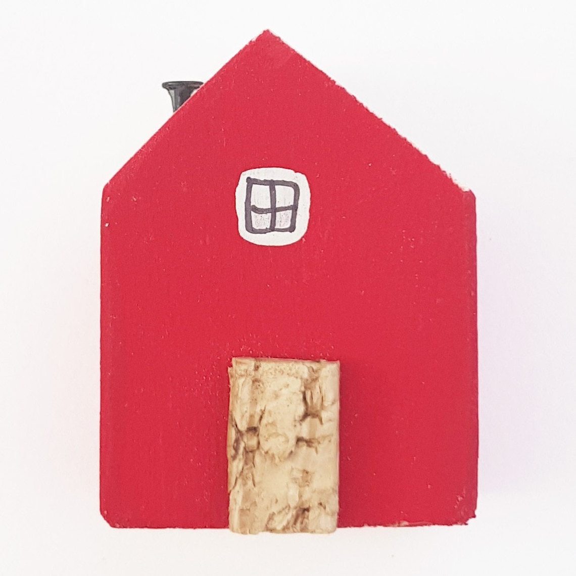 Wooden Fridge Magnet Magnets for Board Tiny House Painted in | Etsy