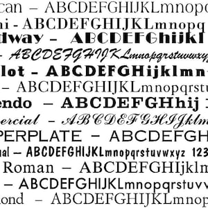 TRUCK LETTERS Vinyl Sticker Decal Trucking Lettering - per Letter - Etsy