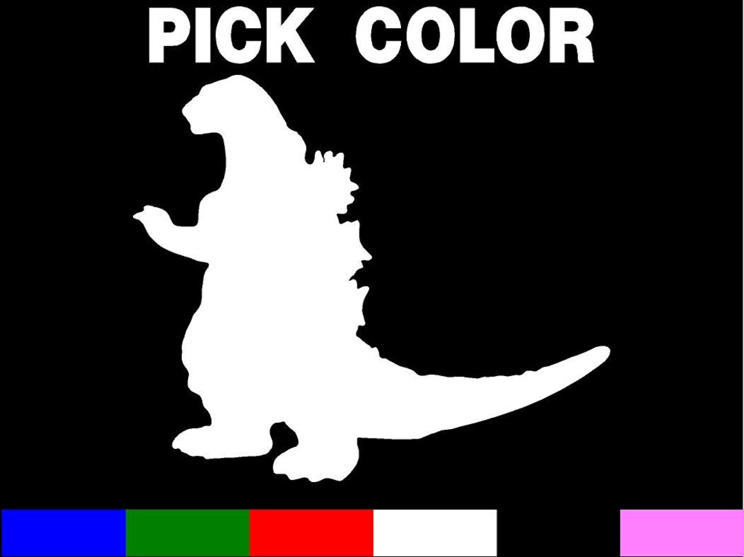 Godzilla Gojira Kaiju Vinyl Car Decal Sticker - Etsy