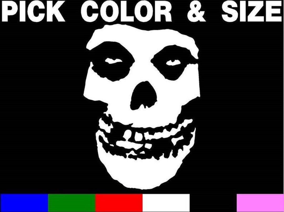 The Misfits Skull Vinyl Sticker Decal Car Sticker Punk Danzig PICK SIZE ...