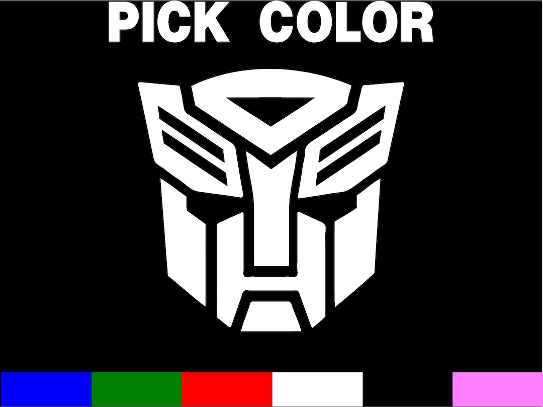 Transformers Autobots Vinyl Decal - Car Sticker - PICK SIZE & COLOR - Etsy