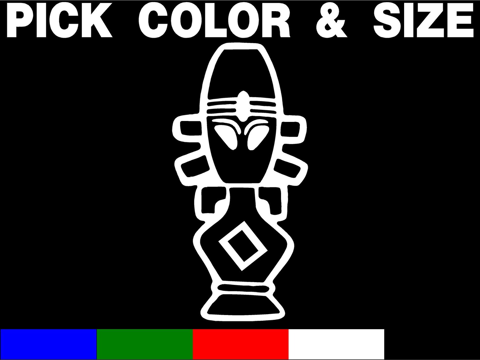 Star Trek TNG Horga'hn Statue Decal - Signal Your Interest in Jamaharon ...