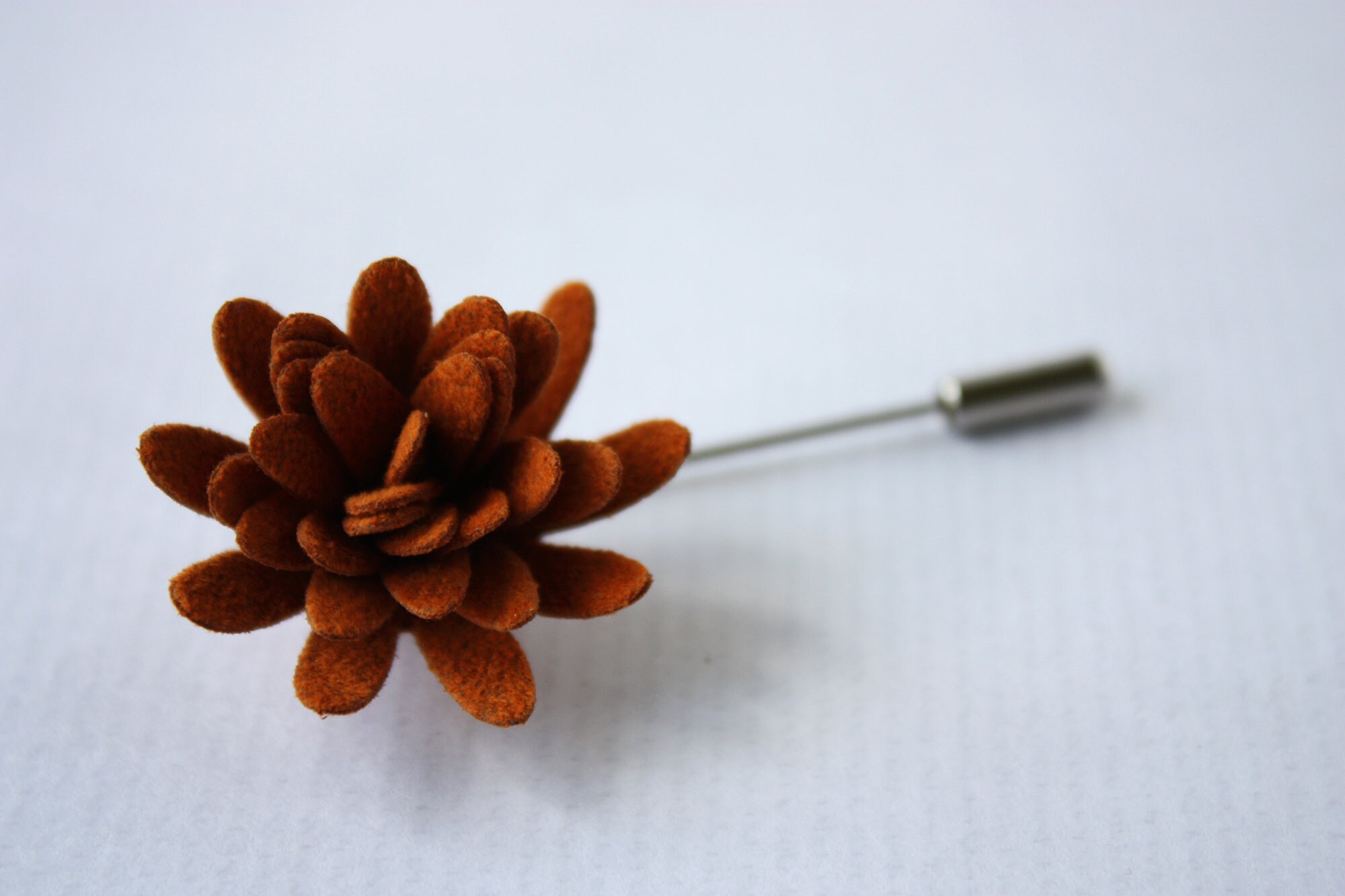 Daisy Flower Lapel Pin for Men Wedding Boutonniere Rusted - Etsy