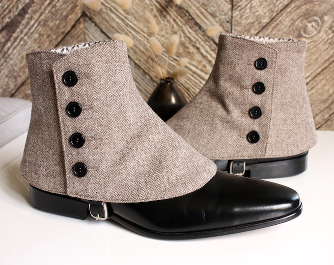 Original 1930s/40s Spats in English Box Cloth. - Etsy