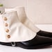 Men’s Spats Cream Cotton Twill – Handmade in Paris, Vintage Dandy Style ...