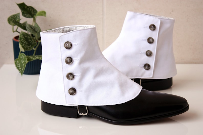 Men’s Luxury White Cotton Twill, Vintage Tailoring Style, Handmade in ...