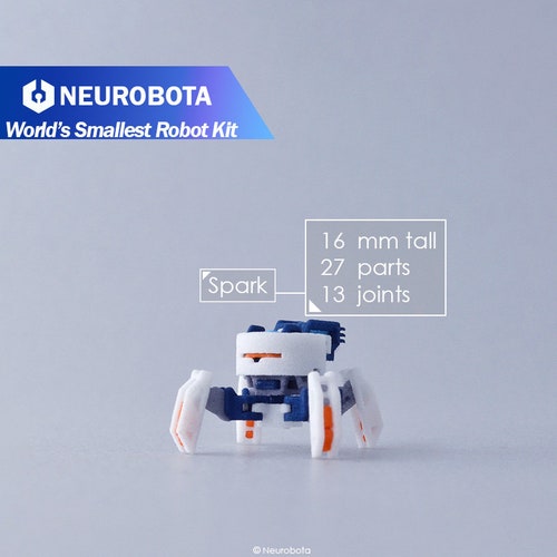 Spark _world's Smallest Robot Model Kit_ 3D Printed - Etsy