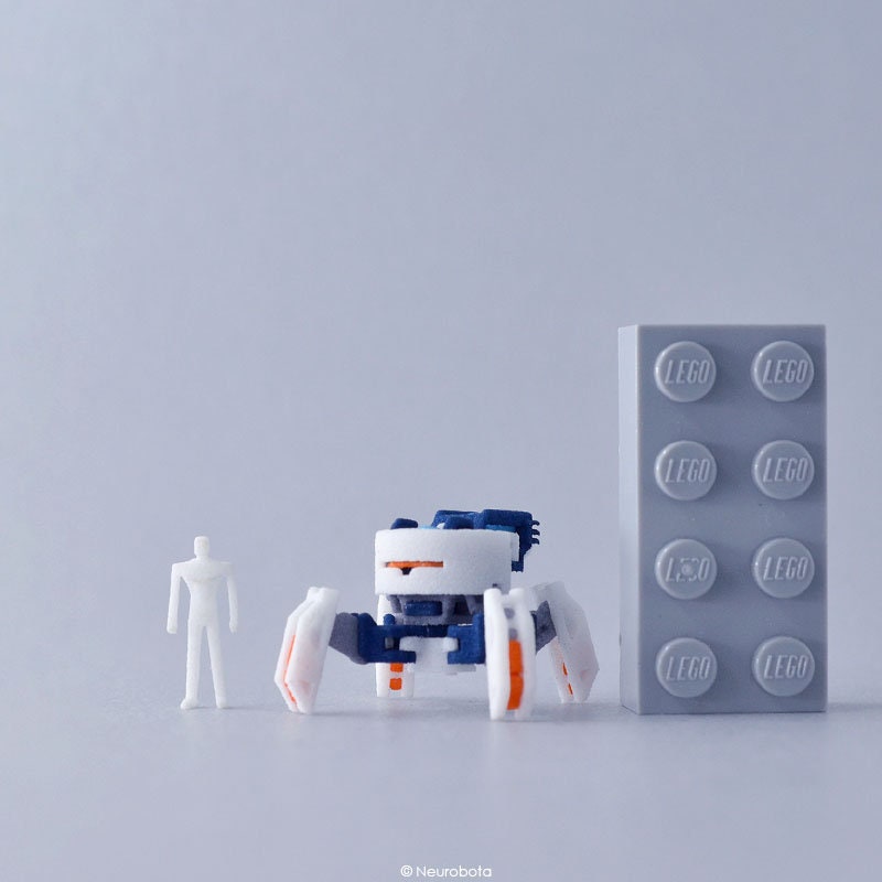 Spark _world's Smallest Robot Model Kit_ 3D Printed - Etsy