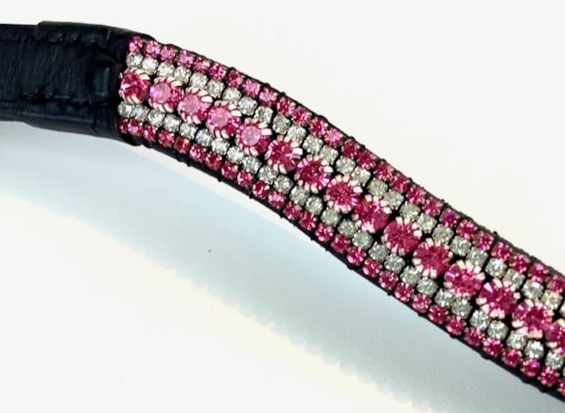 Mega Bling Browband Pink Crystal - Etsy
