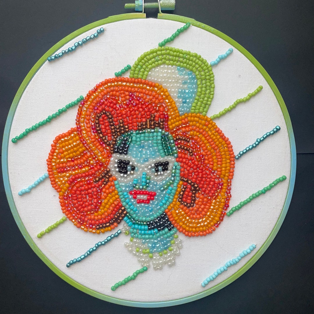 Biqtch Puddin Beaded Portrait - Etsy