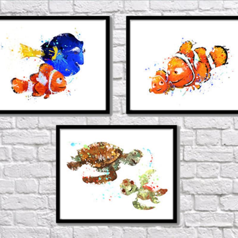 Finding Nemo Art - Etsy