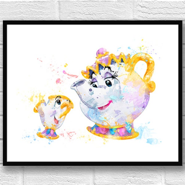 Mrs Potts Print - Etsy