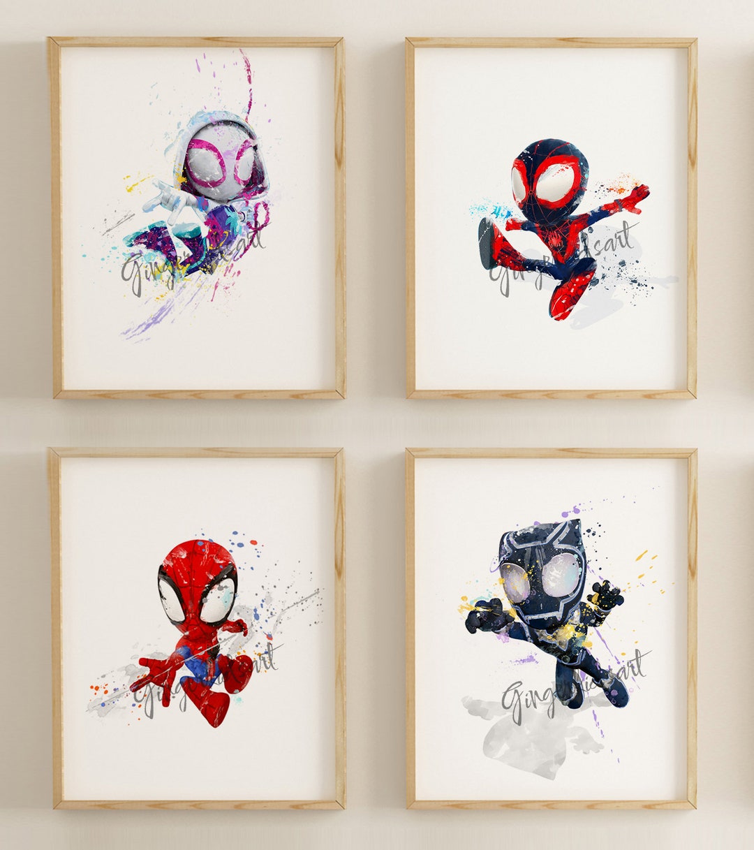 Baby Superhero, Spidey, Watercolor, Superhero, Art Print, Spider Man ...