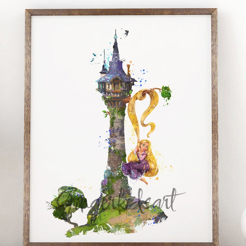 Rapunzel Art Print - Etsy