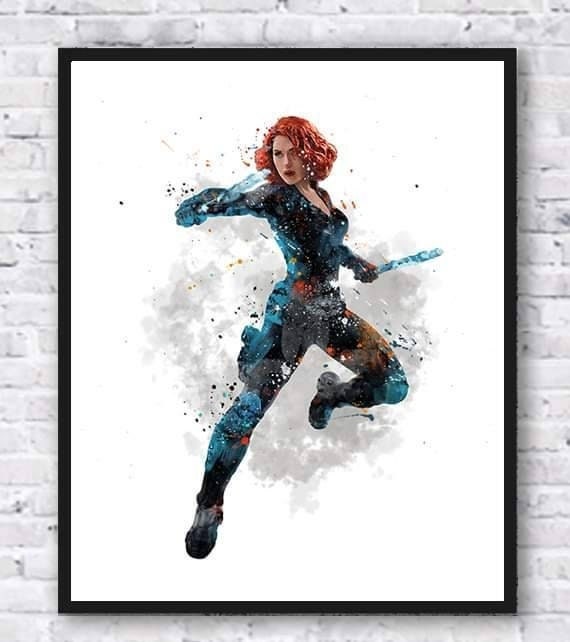 Black Widow Comic Art