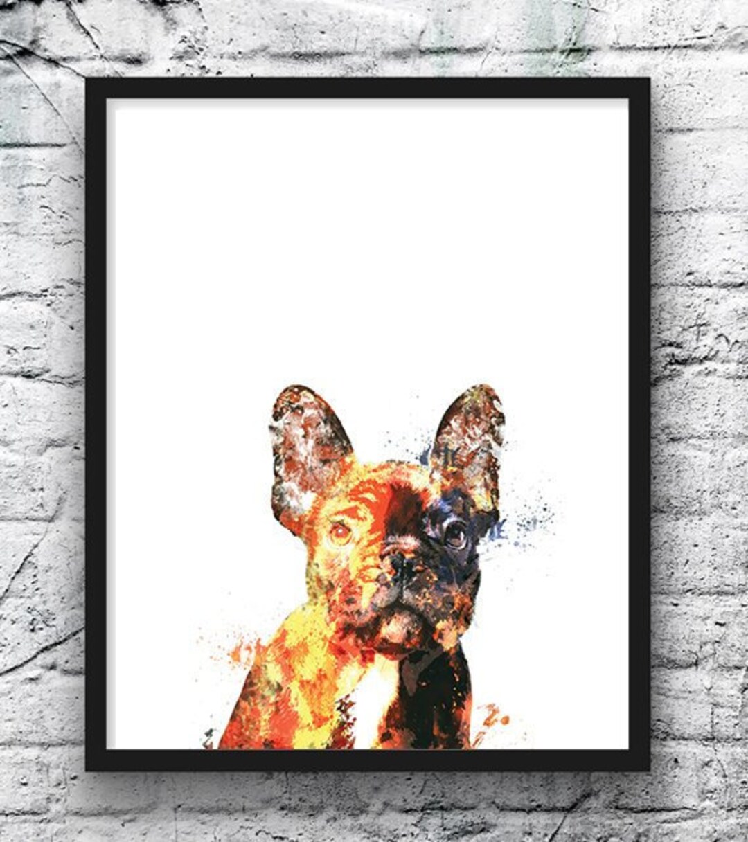 French Bulldog, Frenchie, Dog, French Bulldog Gifts, French Bulldog Art ...