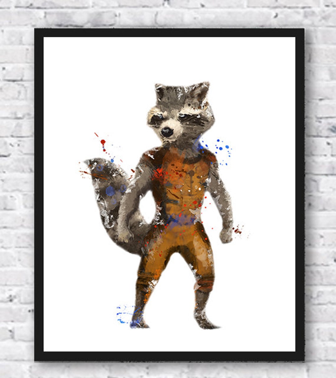 Rocket Raccoon Guardians Of The Galaxy Poster