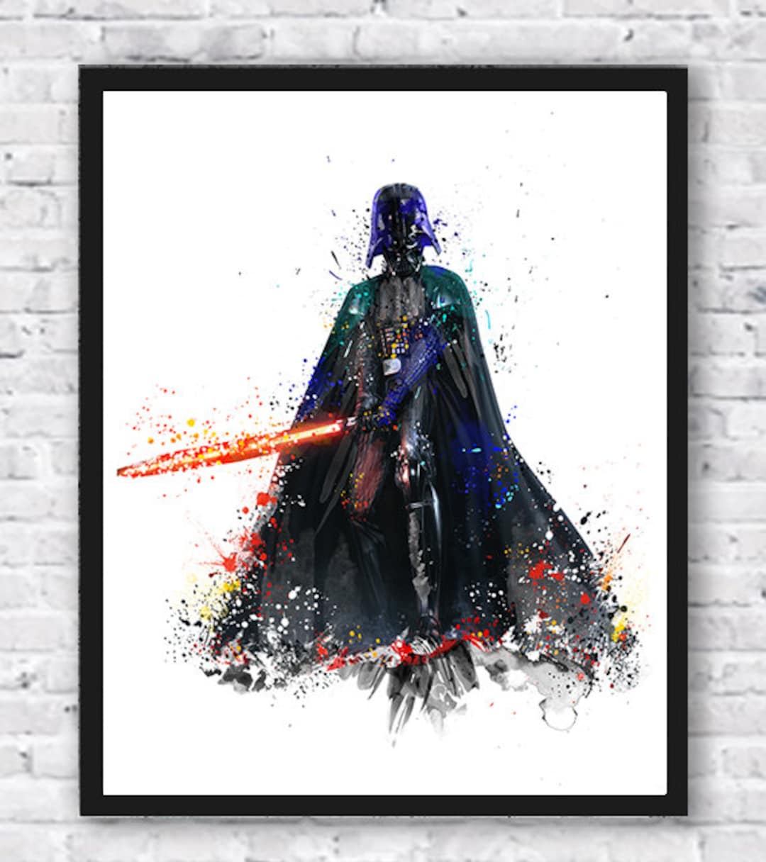 Darth Vader, Watercolor, Art Print, Star Wars, Star Wars Art, Jedi ...