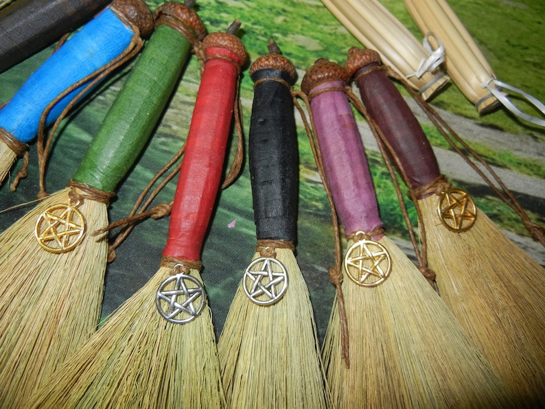 1 Hand Made 7 Besom Broom Witch Pagan Wicca Altar - Etsy