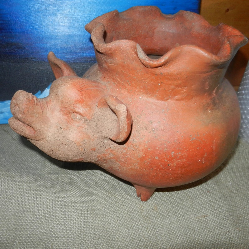 Pig Planter - Etsy