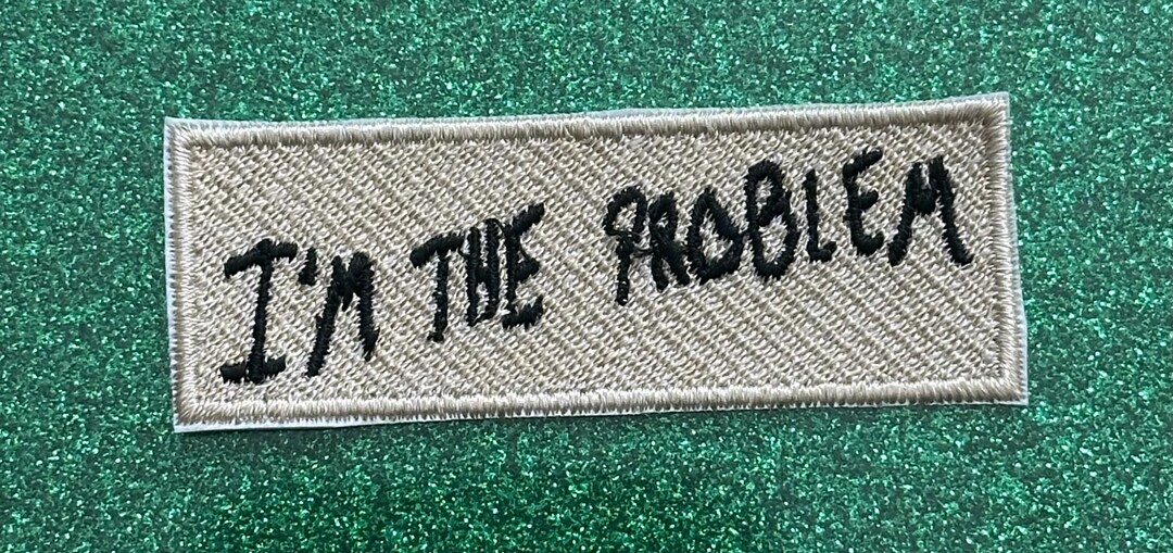 Morgan Wallen I’m the Problem Patches, Embroidery Iron on Patch for ...