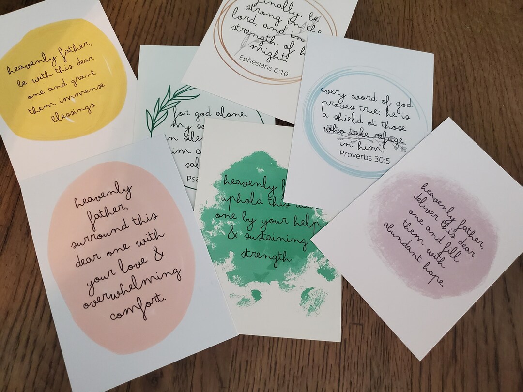 12 Prayer Cards, Religious, Caring Cards, Enclosure Card, Pray, Get ...