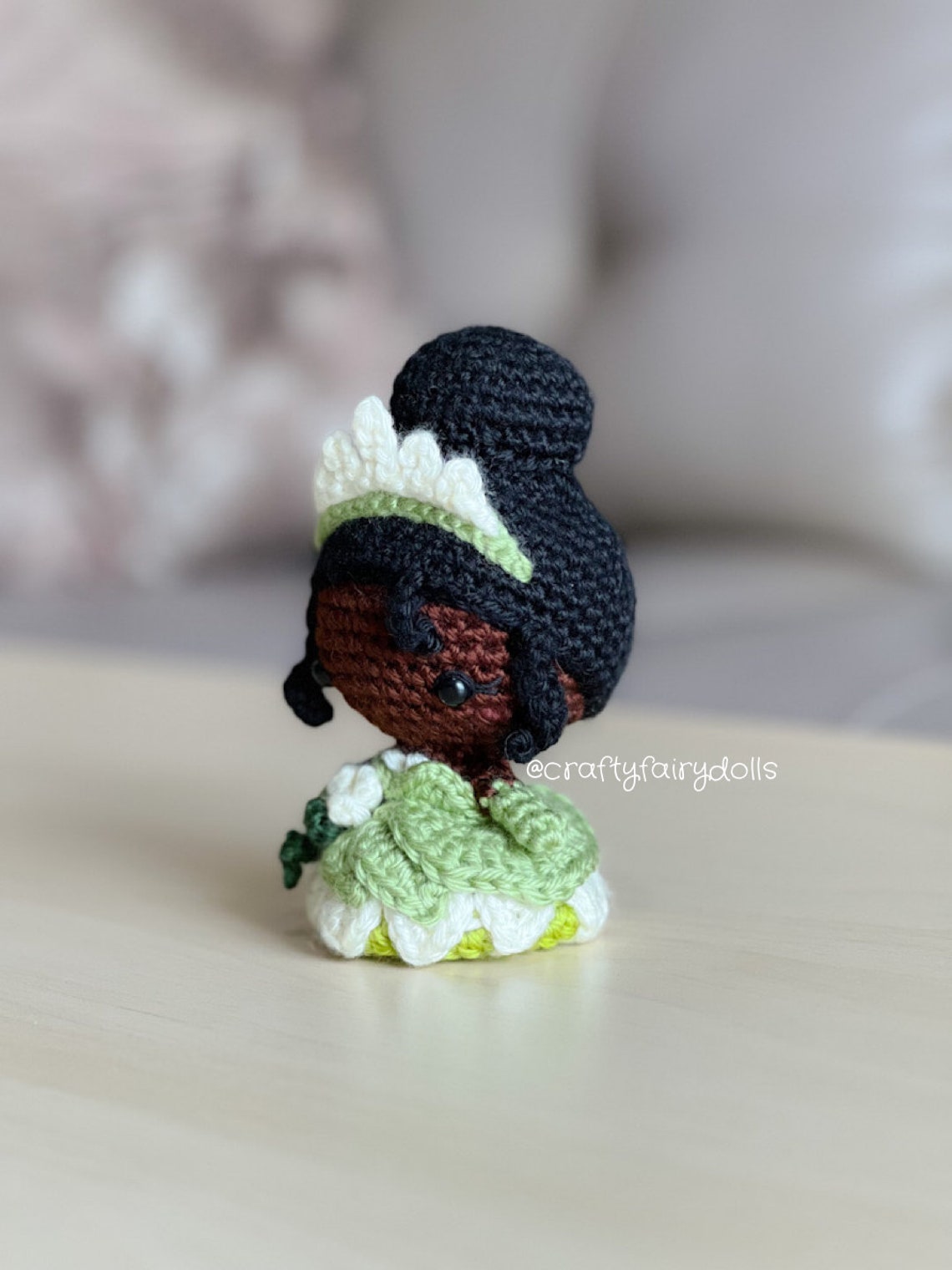 Crochet Tiana Doll Princess and the Frog Amigurumi Pattern Fairytale ...