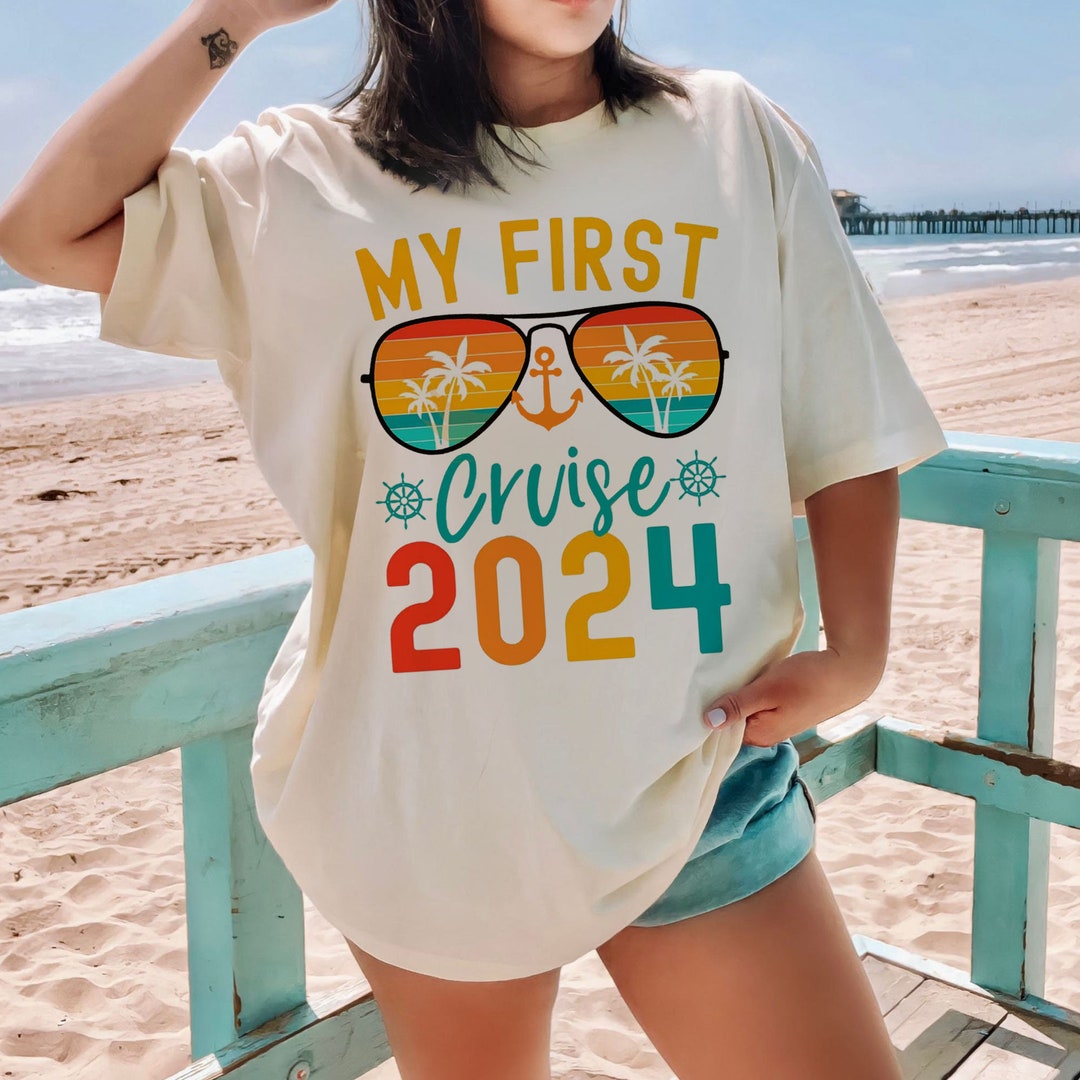 Retro My First Cruise 2024 Tshirt, Cruise 2024 Shirt, Family Matching ...