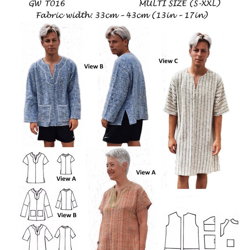 Woven Indigo Fabric Dress - Etsy