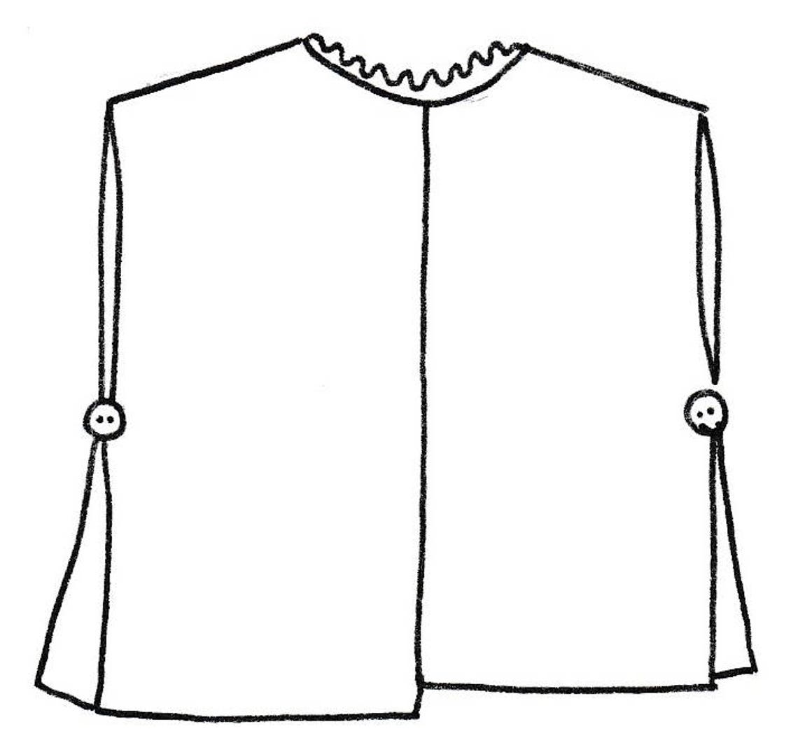 GW T006 S - 5XL Loose Overtop With Button Fastening and Knitted ...