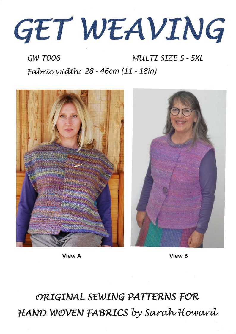 GW T006 S - 5XL Loose Overtop With Button Fastening and Knitted ...