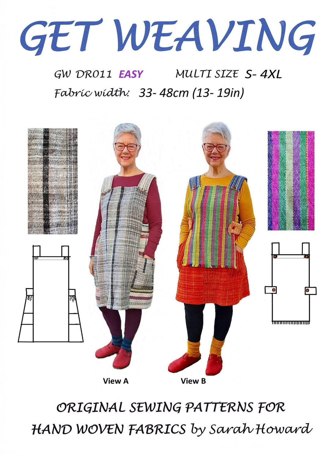 GW DR011 S-4XL Dress or Tabard, Simple Shapes, Can Be Made From ...